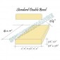 Travertine Thresholds- Standard Double Bevel - STONEXCHANGE Miami, Florida