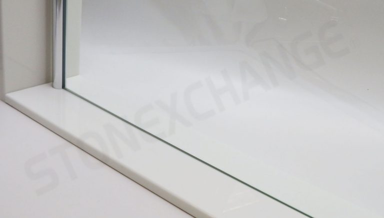 Wholesale Pure White Engineered Stone Shower Curb | STONEXCHANGE Miami ...