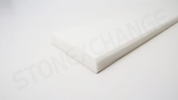 Standard Double Bevel Pure White Thresholds | STONEXCHANGE